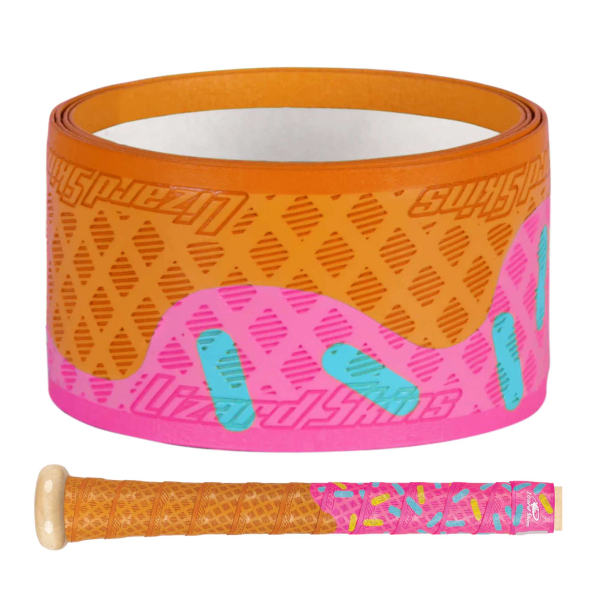 Lizard Skins DSP Ultra Outburst Collection Bat Grip- Pink Scoop 1.1mm – Base 2 Base Sports®