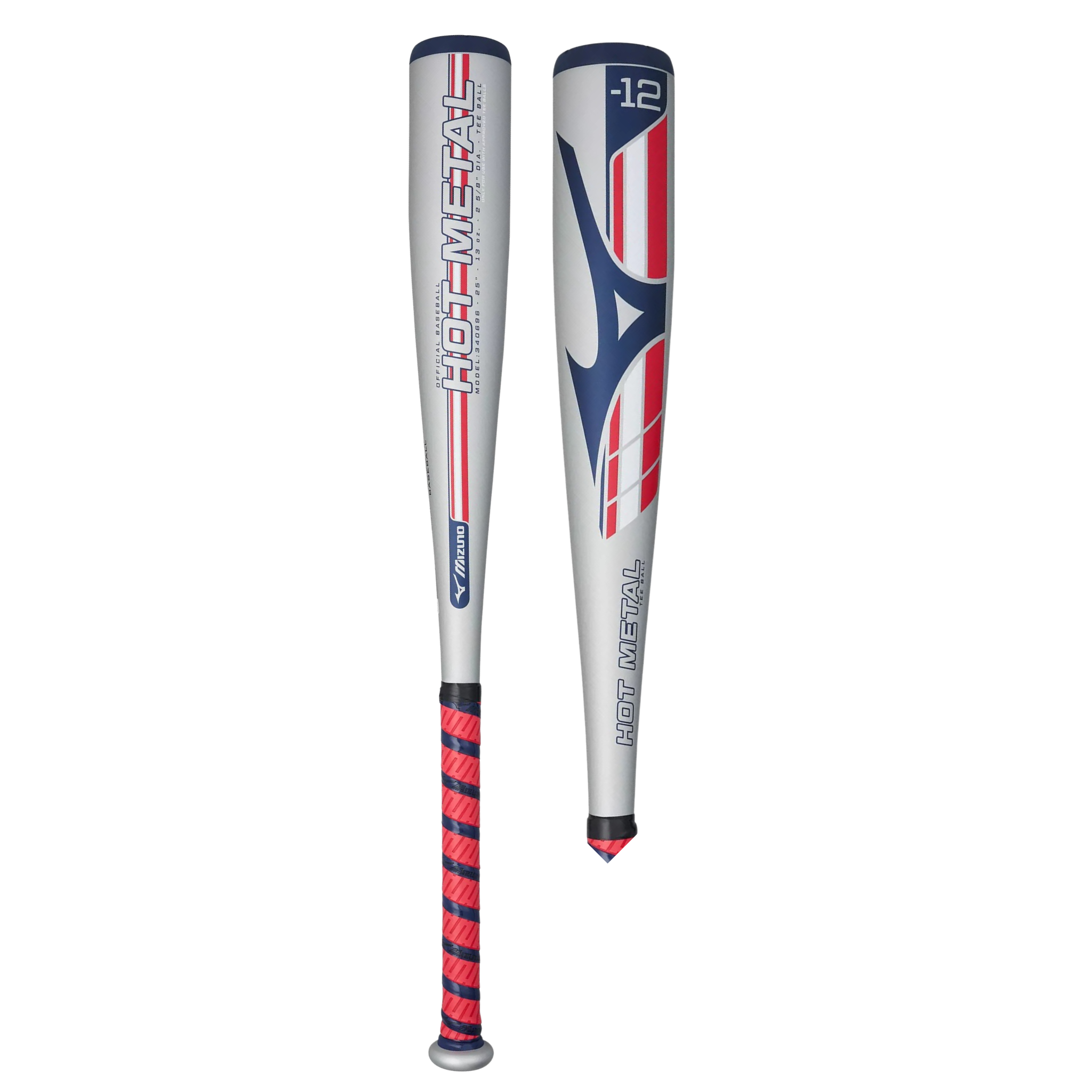 Mizuno Hot Metal BB Tee Ball Bat Youth USA Baseball Bat (-12) – Base 2 ...