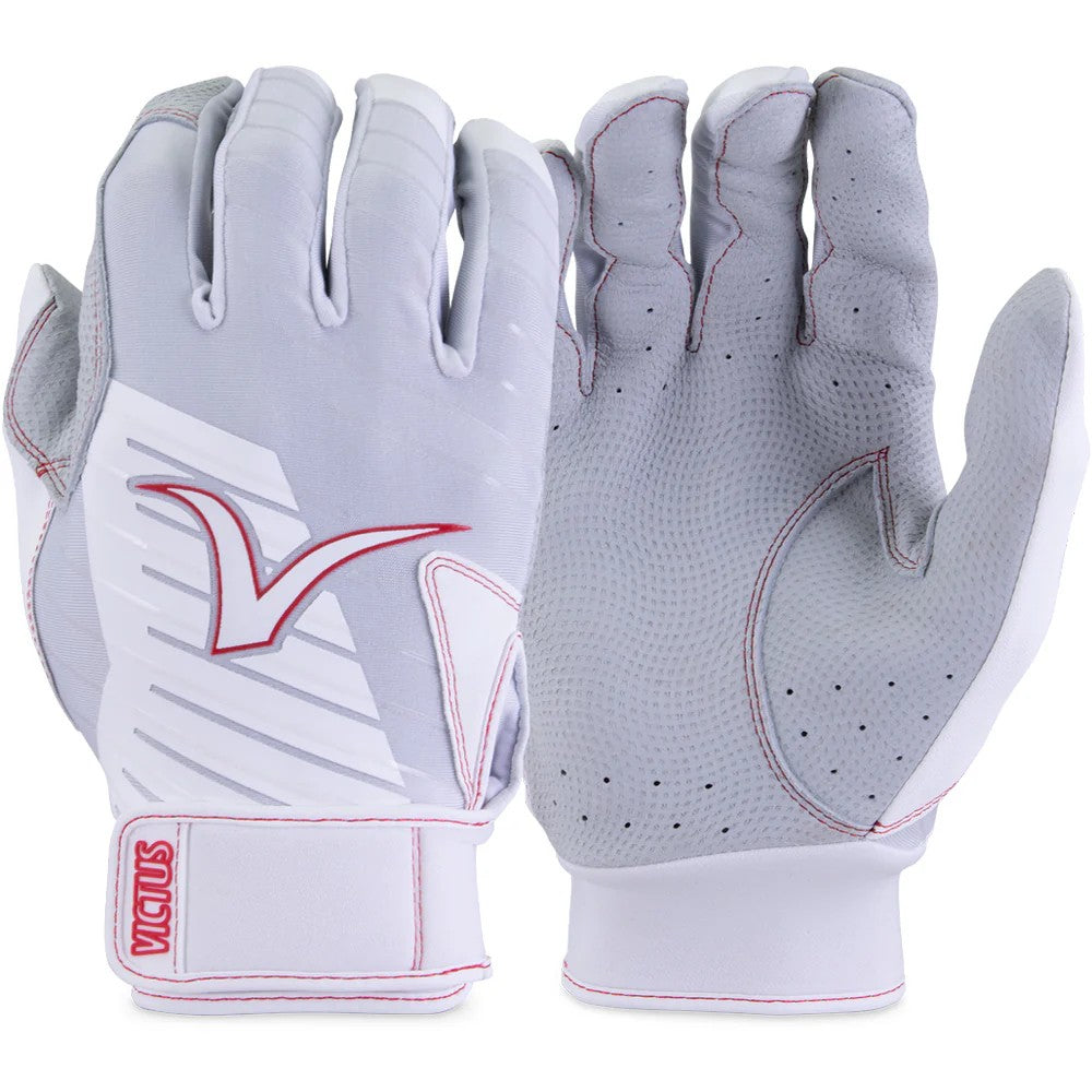 Victus Team Batting Gloves - White/Red at Base 2 Base Sports – Base 2 ...