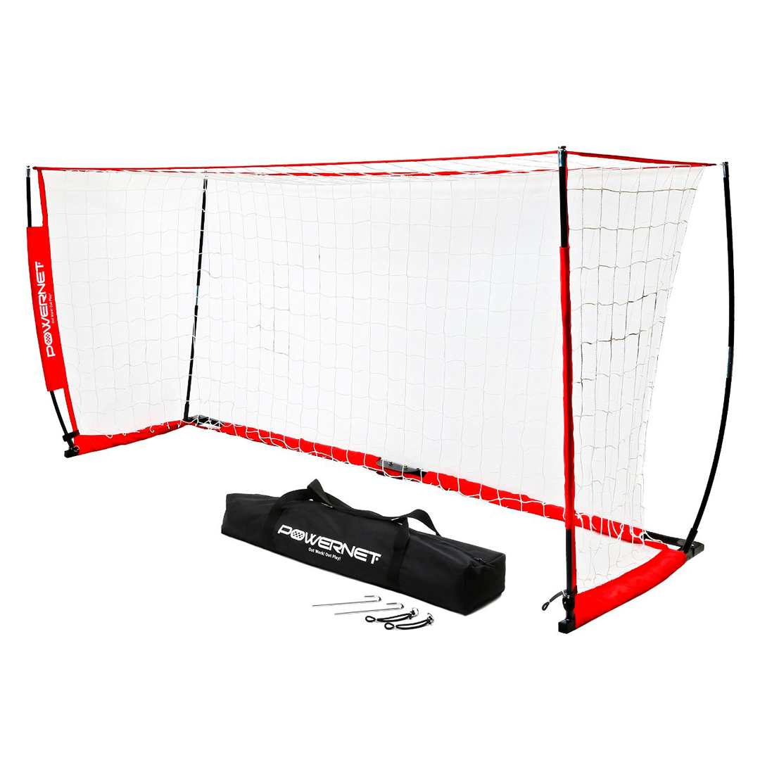 PowerNet 8' x 4' (2.4m x 1.2m) Portable Soccer Goal Net – Base 2 Base ...